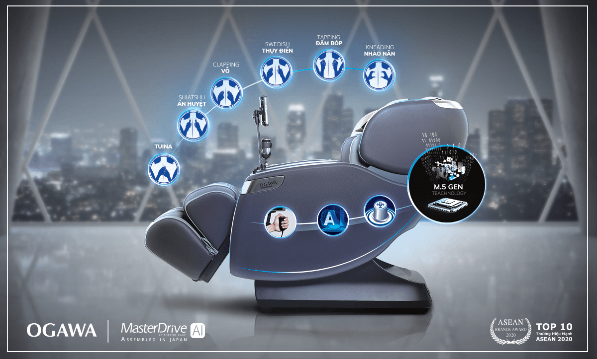 Top 5 Ghế Massage OGAWA Tốt Nhất Hiện Nay